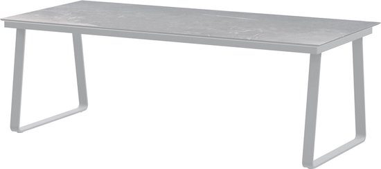 4SO - Konos Tafelframe Frost Grey met Ceramic Light Grey Tafelblad... | bol