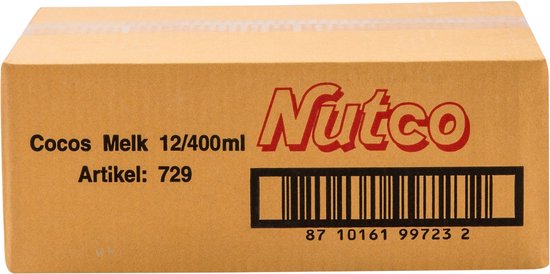 Nutco Kokosmelk 12 blikken x 420 gram | bol