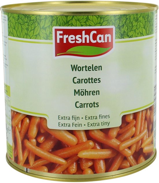 Freshcan Wortelen extra fijn 3 liter | bol