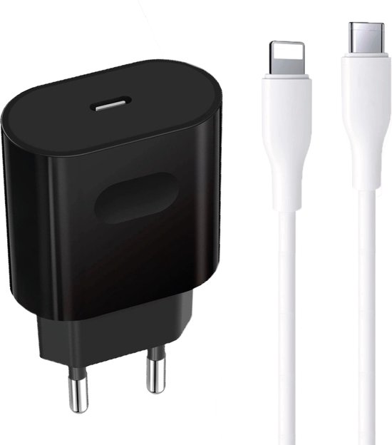30W USB C Stekker + Oplader Kabel 2 Meter - Geschikt voor iPhone ...