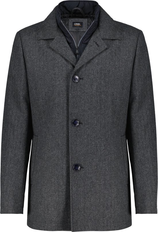 Donders 1860 Wollen Jack Grijs Wool coat 21515.2/980 | bol