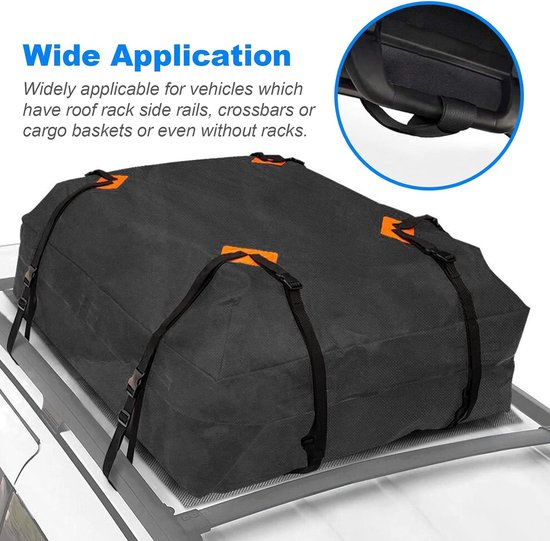 Auto dakkoffer, 425 liter, opvouwbare dakkoffers voor auto, universeel ...