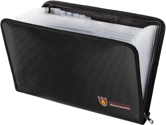 13 vakken documentenmap A4, waterdichte zakenmap A4 vergadermap A4 ...