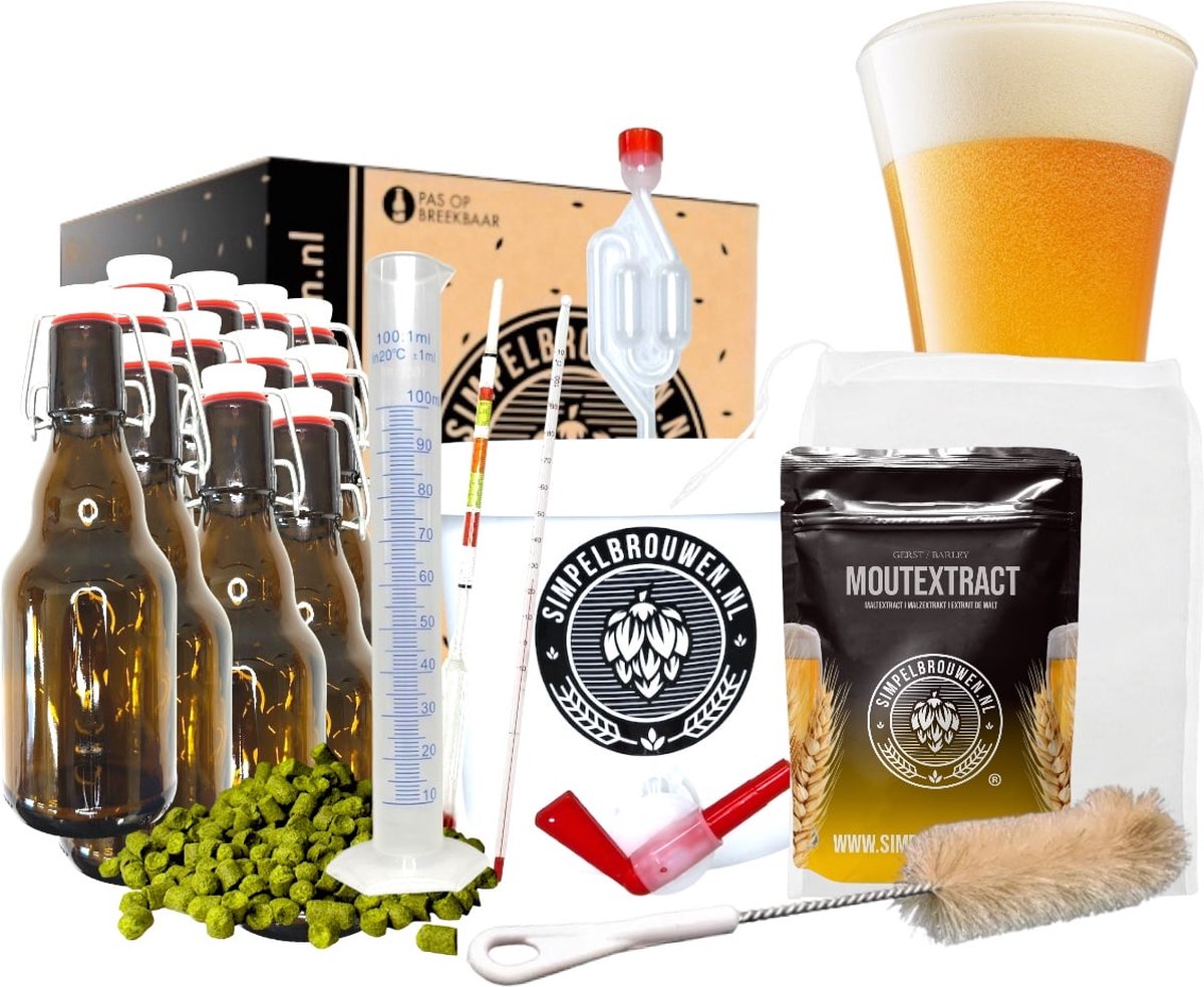 SIMPELBROUWEN® - Compleet WEIZEN bier - Bierbrouwpakket - Zelf Bier ...