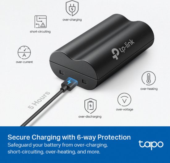 TP-Link Tapo A100 Batterij – Geschikt voor Tapo Camera & Deurbel | bol