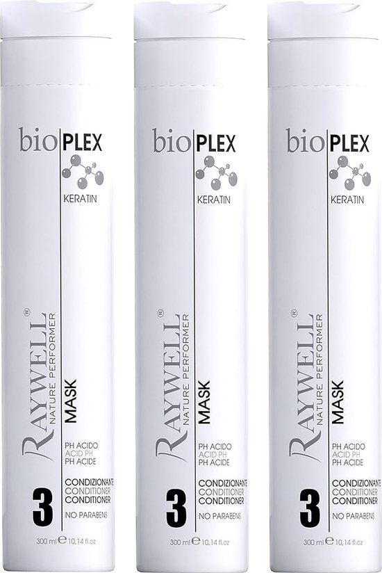 Raywell bio plex keratin - conditioner mask - 300ml | bol