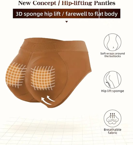 Sara Shop Butt Lifter Volle Billen Slipje Met Vulling Slipje