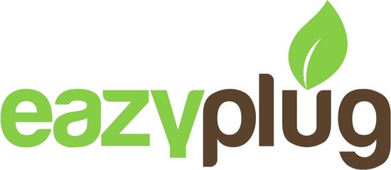 Eazy Plug CT104C - zaaitray en stektray met 104 pluggen - ø 3,5 cm 5 cm hoog, Biobased | bol