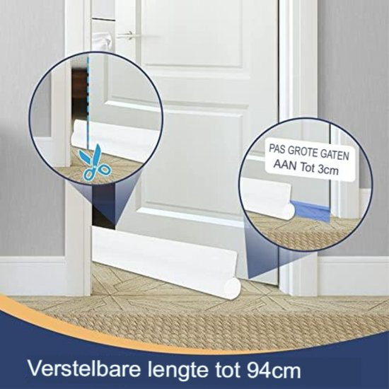 Tochtstrips Deur - Tochtstopper | bol