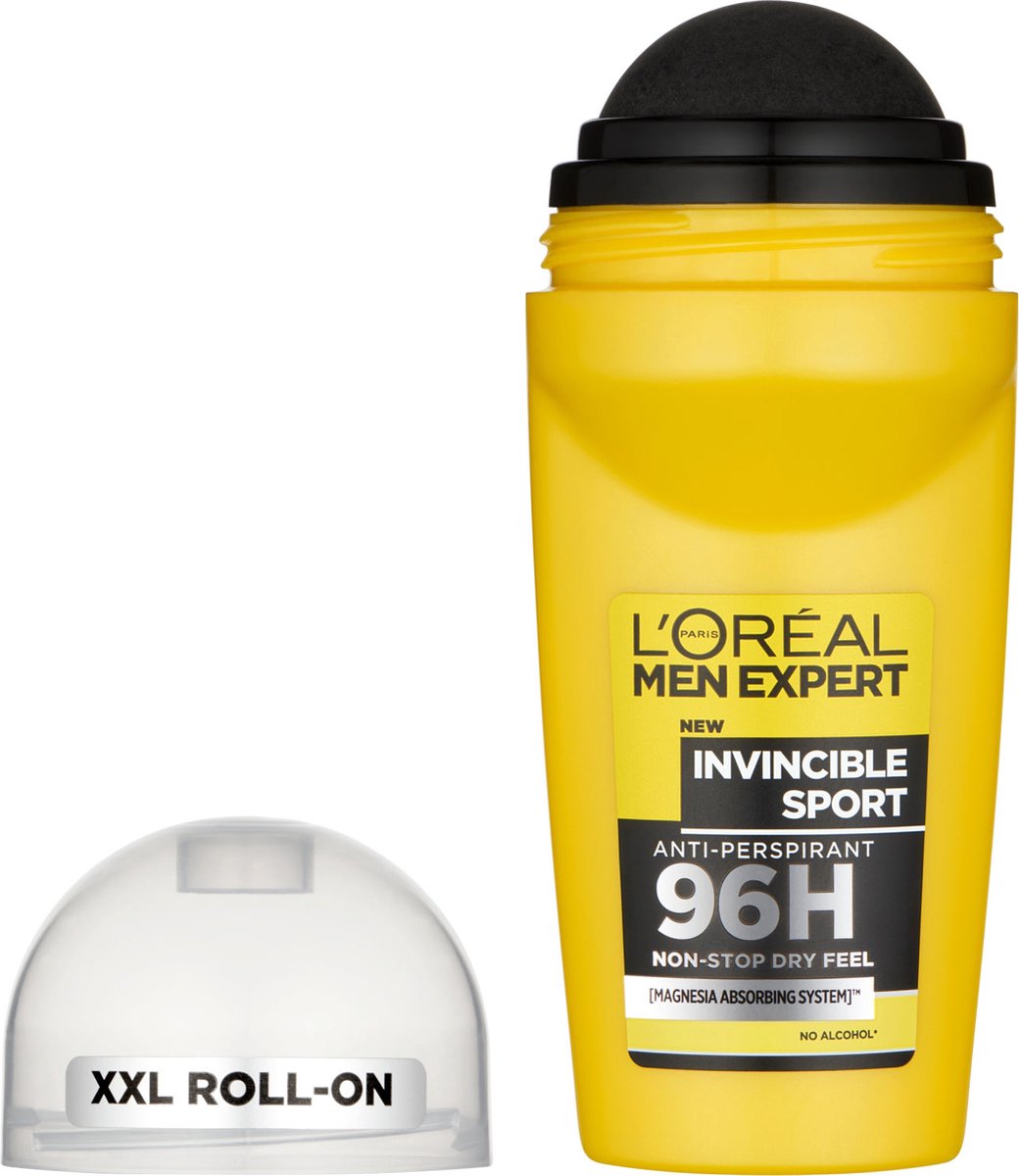 L'Oréal Men Expert Invincible Sport Deo Roller - 6 x 50 ml | bol