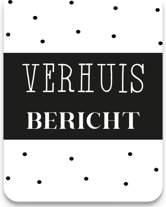 Studio Juulz - Verhuiskaart 15 x VERHUISBERICHT STIPPEN | Adreswijziging | Verhuizen |... | bol