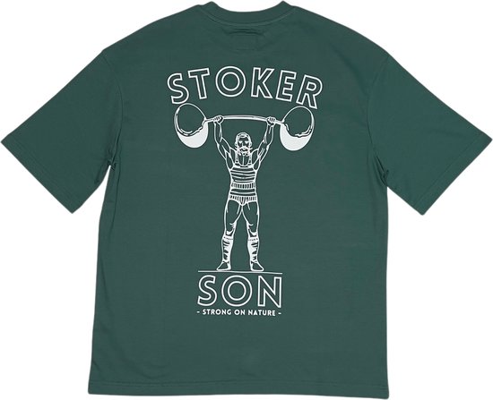 Stokerson - Fitness kleding - Oversized - Signature Green - 100% Katoen ...