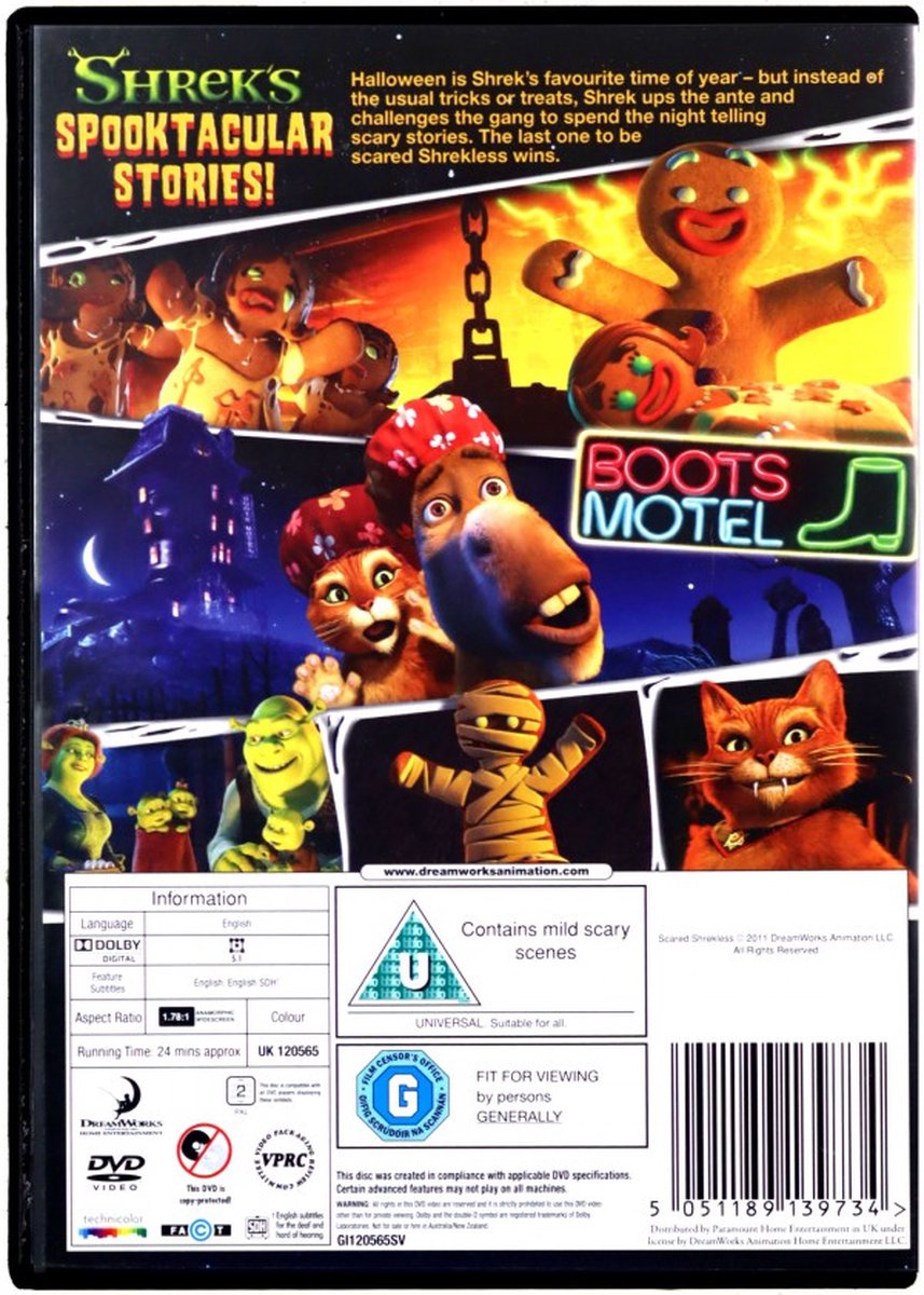 Scared Shrekless [DVD] (Dvd), Antonio Banderas | Dvd's | bol