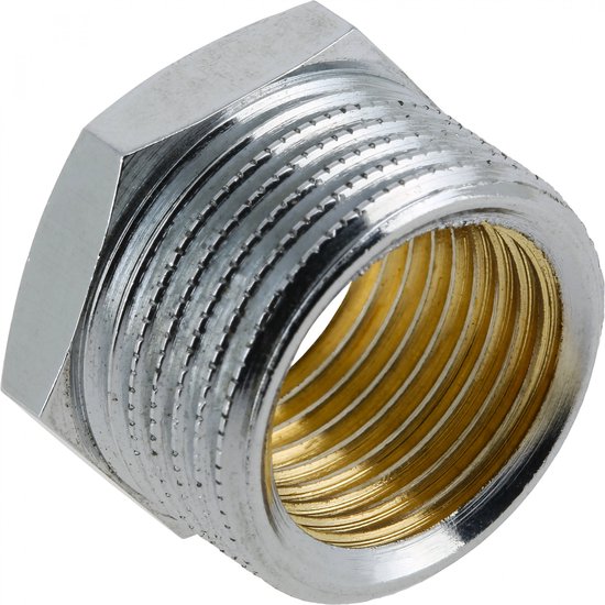 Bonfix Draadfittingen Verloopring 1/2 x 3/8 - buitendraad x binnendraad | bol