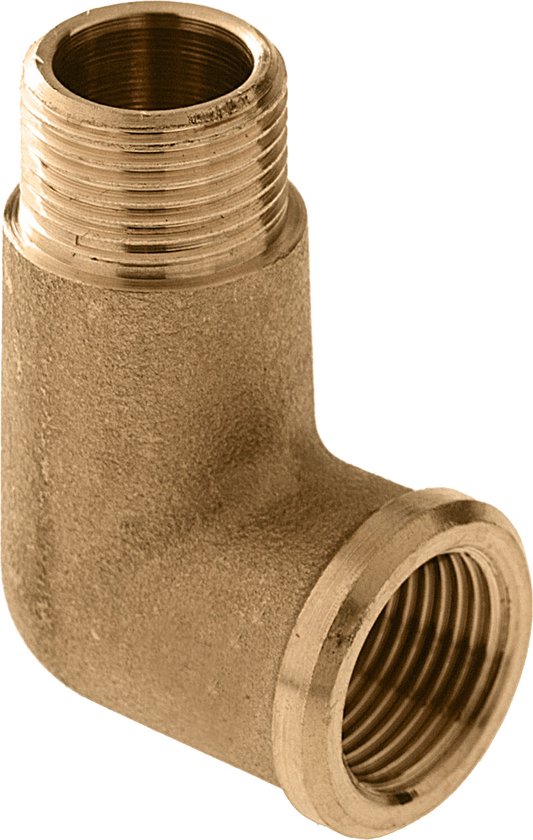 Bonfix messing knie - 1-1/4'' binnendraad x buitendraad | bol