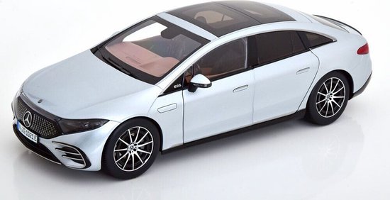 De 1:18 Diecast Modelauto van de Mercedes-Benz EQS Mercedes-EQ van 2022 in HighTec... | bol