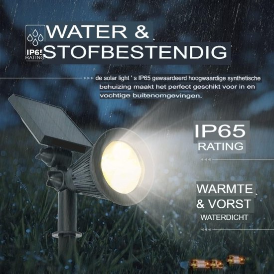 Solar Tuinverlichting Grondspots - Solar Tuinverlichting Zonne Energie ...