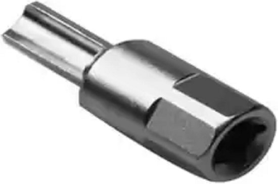 Speciale dopsleutel voor het losdraaien van de kunststof carterplug ...
