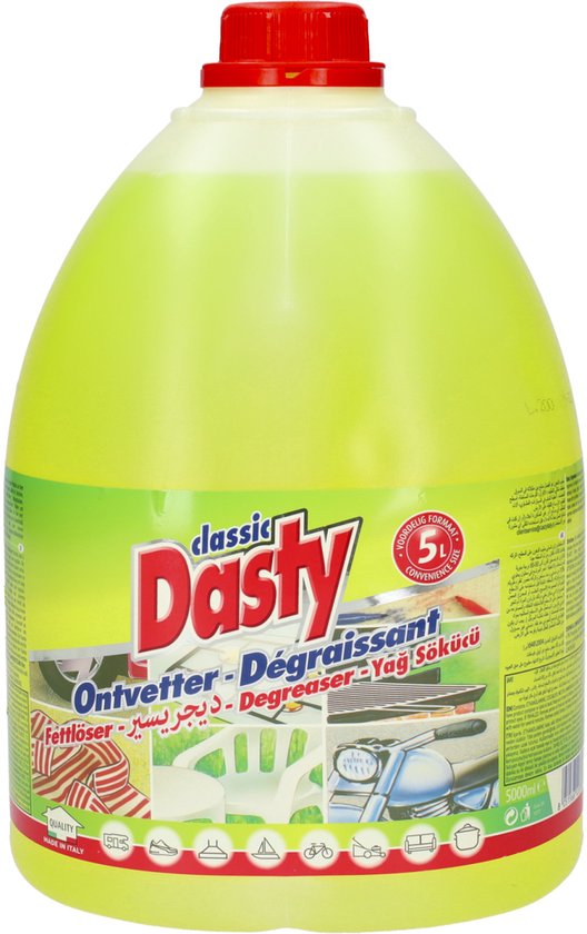 Dasty Ontvetter Classic - Allesreiniger voor binnen en buiten - 5 liter ...