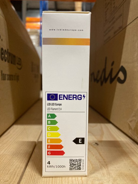 LCB - Set van 10 LED Filament lamp dimbaar - E14 C35T - 4W 2700K | bol