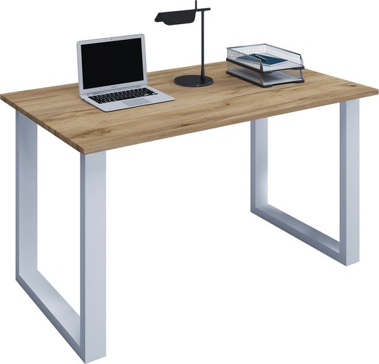 VCM Houten Bureau Computer Tafel Werktafel Kantoormeubilair Lona U Alu ...