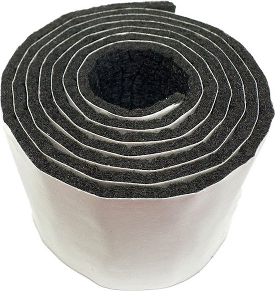 FSW-Products - Zelfklevende Vilt Zwart (Rol 1 Meter) - 3cm breed - Vilt ...