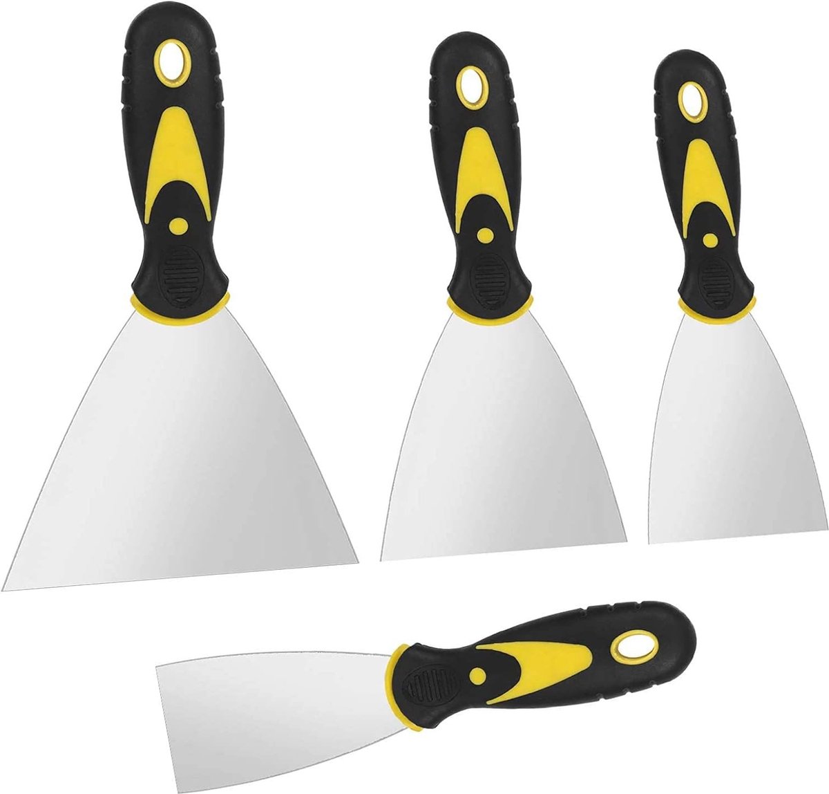 Wallpaper Scraper Tool Set 1,5 + 2,5 + 4,5 + 5 spatels set, 4 stuks ...