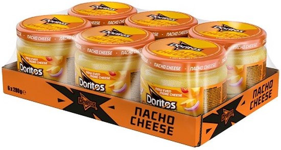 Doritos Nacho cheese dip kaas saus 6 potten x 280 gram | bol
