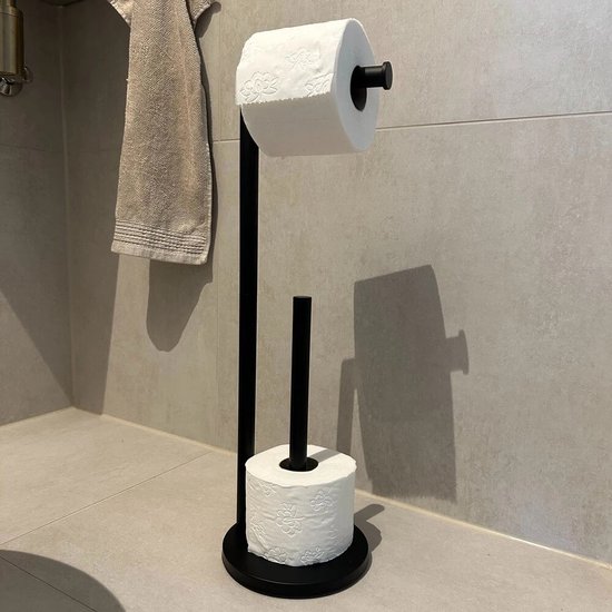 BORRO BLACK wc rol houder | bol