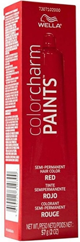 Wella Color Charm Paints - Red - Semi Permanent Haircolour - Wella ...