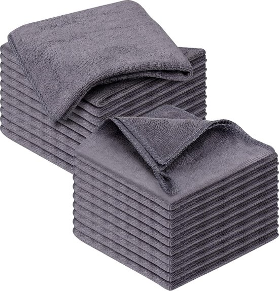 Microvezeldoeken, 20 stuks, ultra absorberend en pluisvrij, premium ...