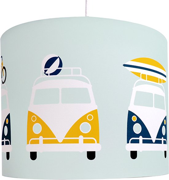 Hanglamp Camper mint jongenskamer Verlichting diameter 30cm met pendel ...