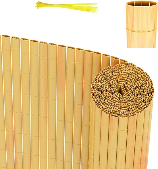 Balkonscherm PVC Tuinscherm Hekwerk voor Buiten Balkonbekleding van PVC ...