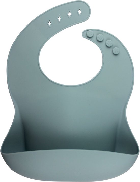 Silicone Slabber (Blauw) - Waterdicht - Baby - Vanaf 6 maanden – Met ...