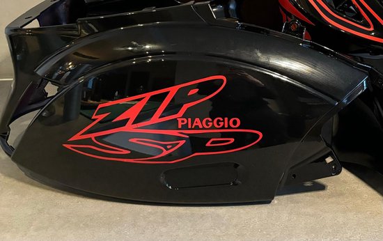 Piaggio Zip Sticker Achter - Scooter Stickers - Scooter Sticker ...