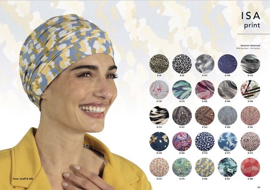 Chemo-Muts-Isa-Print-B374-Dohmen Headwear | bol