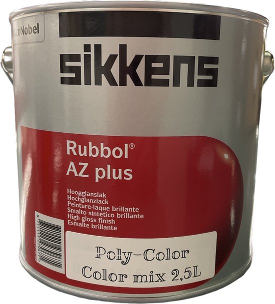 Sikkens Rubbol AZ Plus - Alkydbasis - Universele hoogglanslak buiten ...