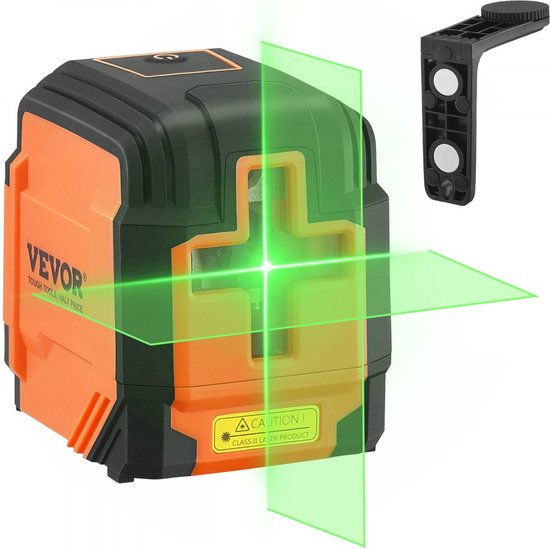 kruislijnlaser 15m laserwaterpas zelfnivellerende groene lijnlaser 520nm±10nm... | bol
