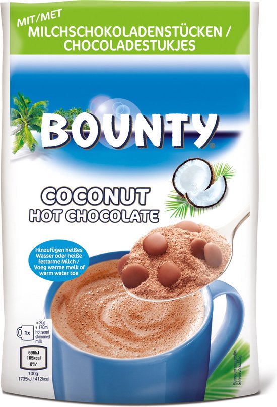 Bounty Chocolademelk 6 x 140 gr | bol