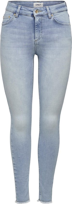 ONLY ONLBLUSH MID SK ANK RAW DNM REA306 NOOS Dames Jeans - Maat S X L30 ...