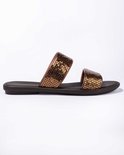 Grendha Buriti Icone Slippers Dames - Brown - Maat 40 | bol