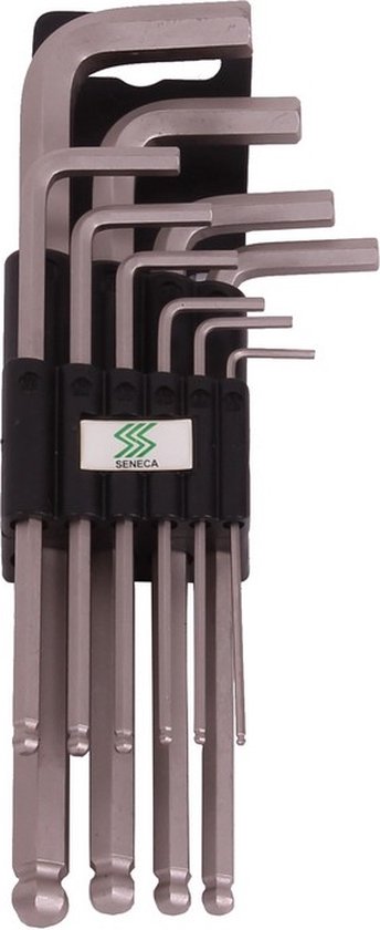 Inbussleutel set - 10 delig - 1/16, 5/64, 3/32, 1/8, 5/32, 3/16, 1/4, 5 ...