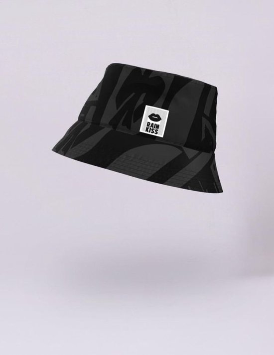 Rainkiss Hoedjes Back to Black Art Camo - Bucket Hat | bol