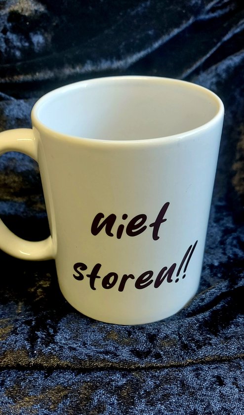 Cadeauset Wie is de mol, Bedrukte set met tekst Niet storen!! Ik kijk ...