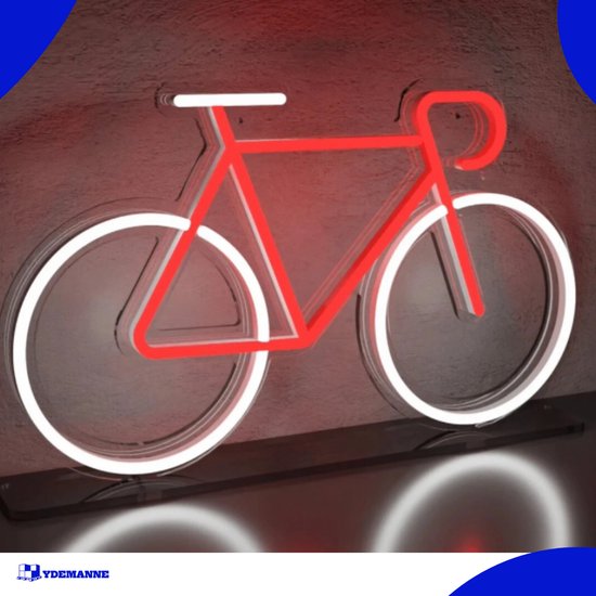 Neon Lamp - Fiets - Incl. Ophanghaakjes - Neon Sign - Neon Verlichting ...
