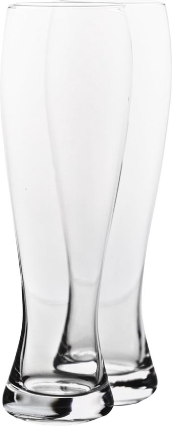 Glazen, set van 4, bierglazen van 500 ml | bol