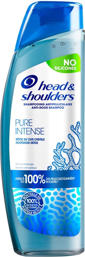 Head & Shoulders Pure Intense Hoofdhuid Detox - Anti-roos shampoo - Met ...