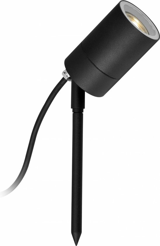 LED Pin Tuinspot Zwart met lichtsensor LED | bol