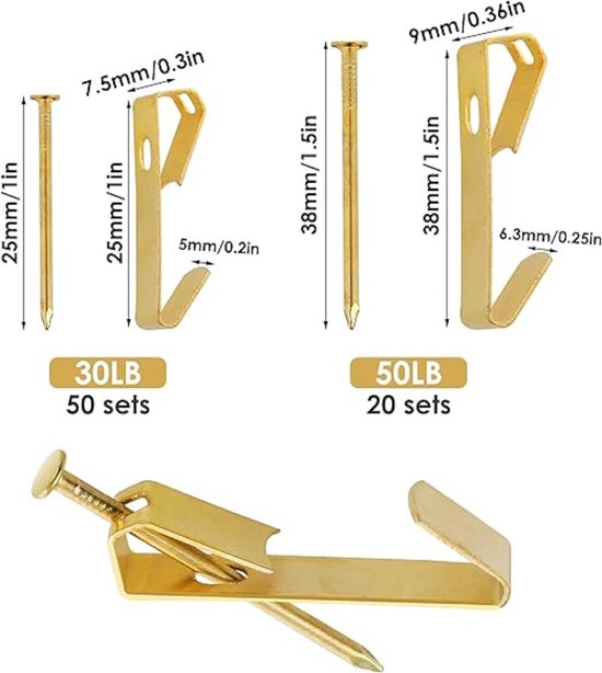 spijkers assortiment - Nagelset aan de Muur, Platte Kopspijkers, Foto ...