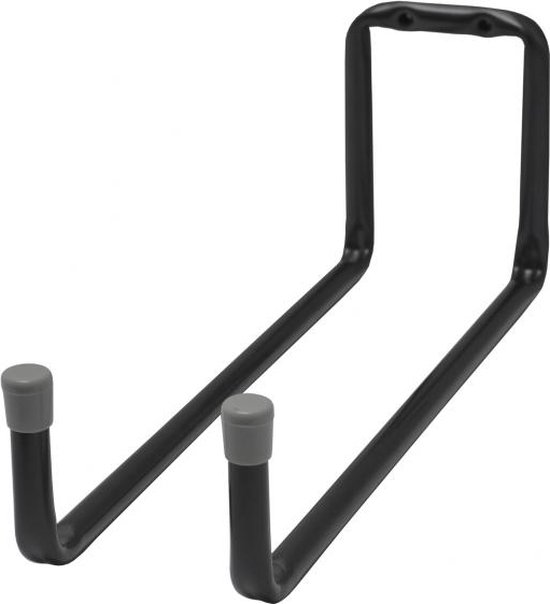 Wovar Ophanghaak Dubbel Grijs 12 x 31,5 cm | Per Stuk | bol